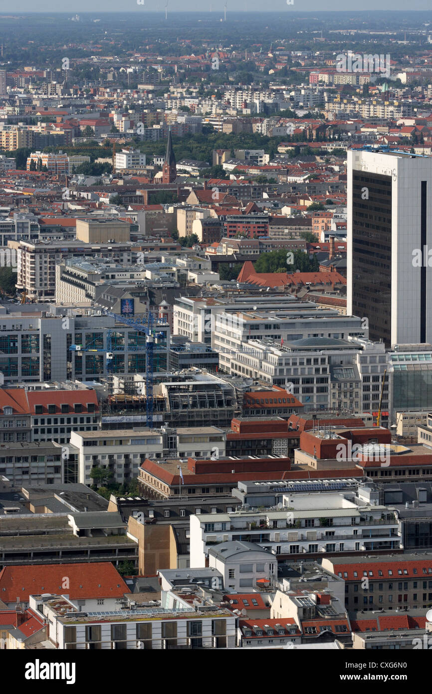 Aerial vertical view berlin skyline hi-res stock photography and images ...