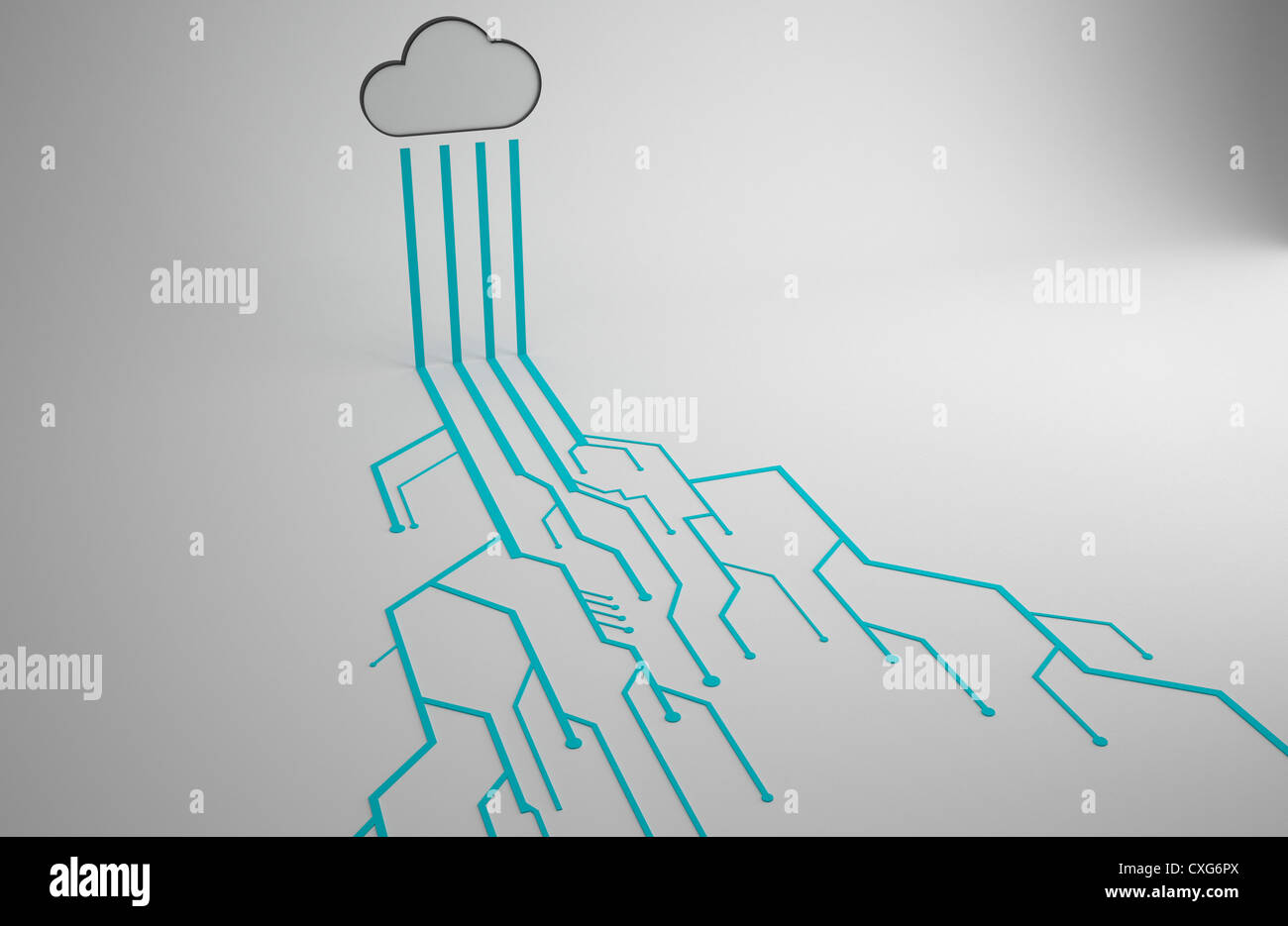 Cloud circuit hi-res stock photography and images - Alamy