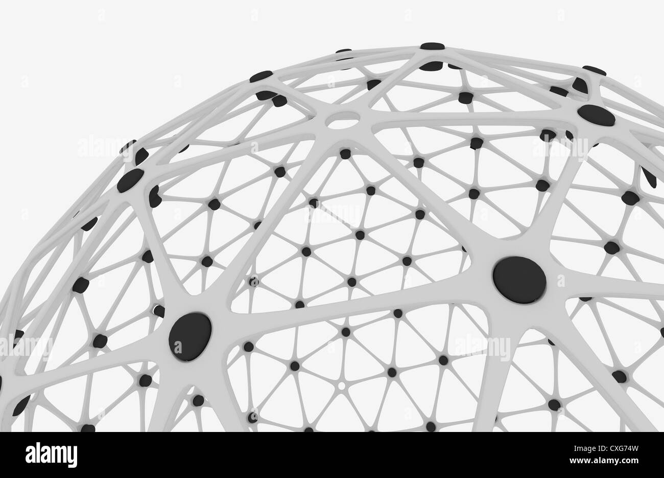 Sphere pattern Black and White Stock Photos & Images - Alamy