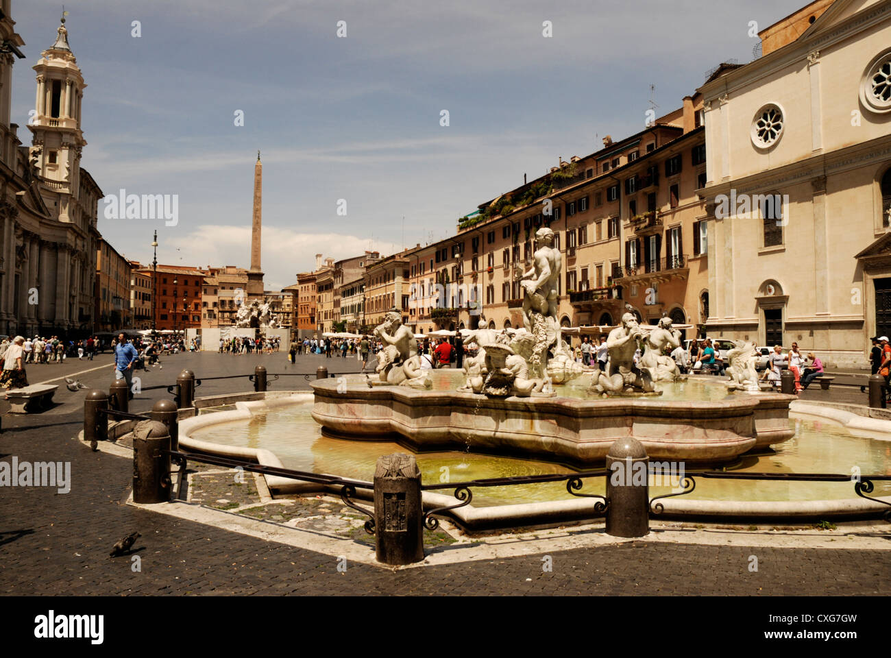 VIEWS OF ANCIENT ROME and the Piazza Navona with it's three fountains ...