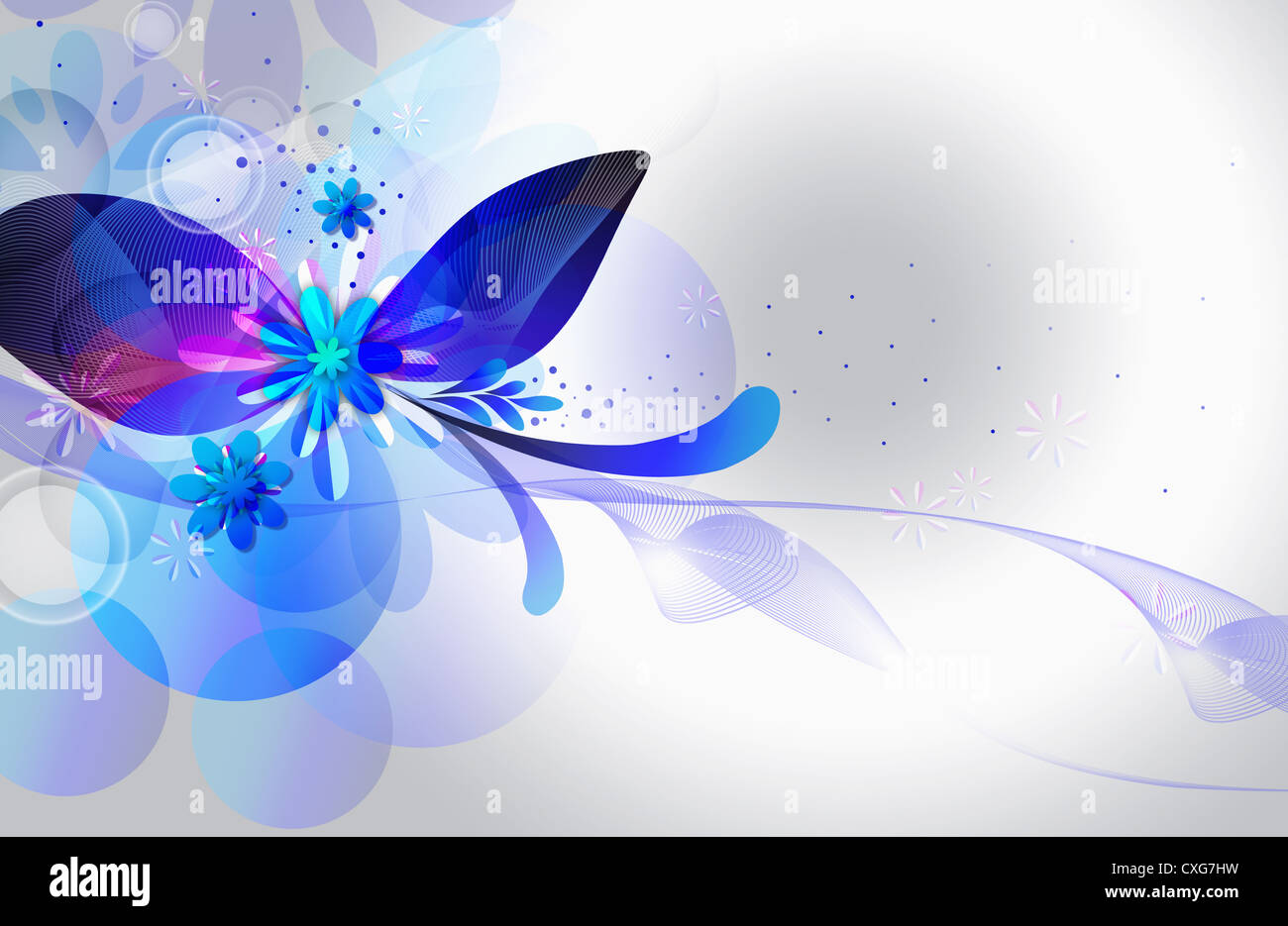 illustration of flowers Stock Photo - Alamy