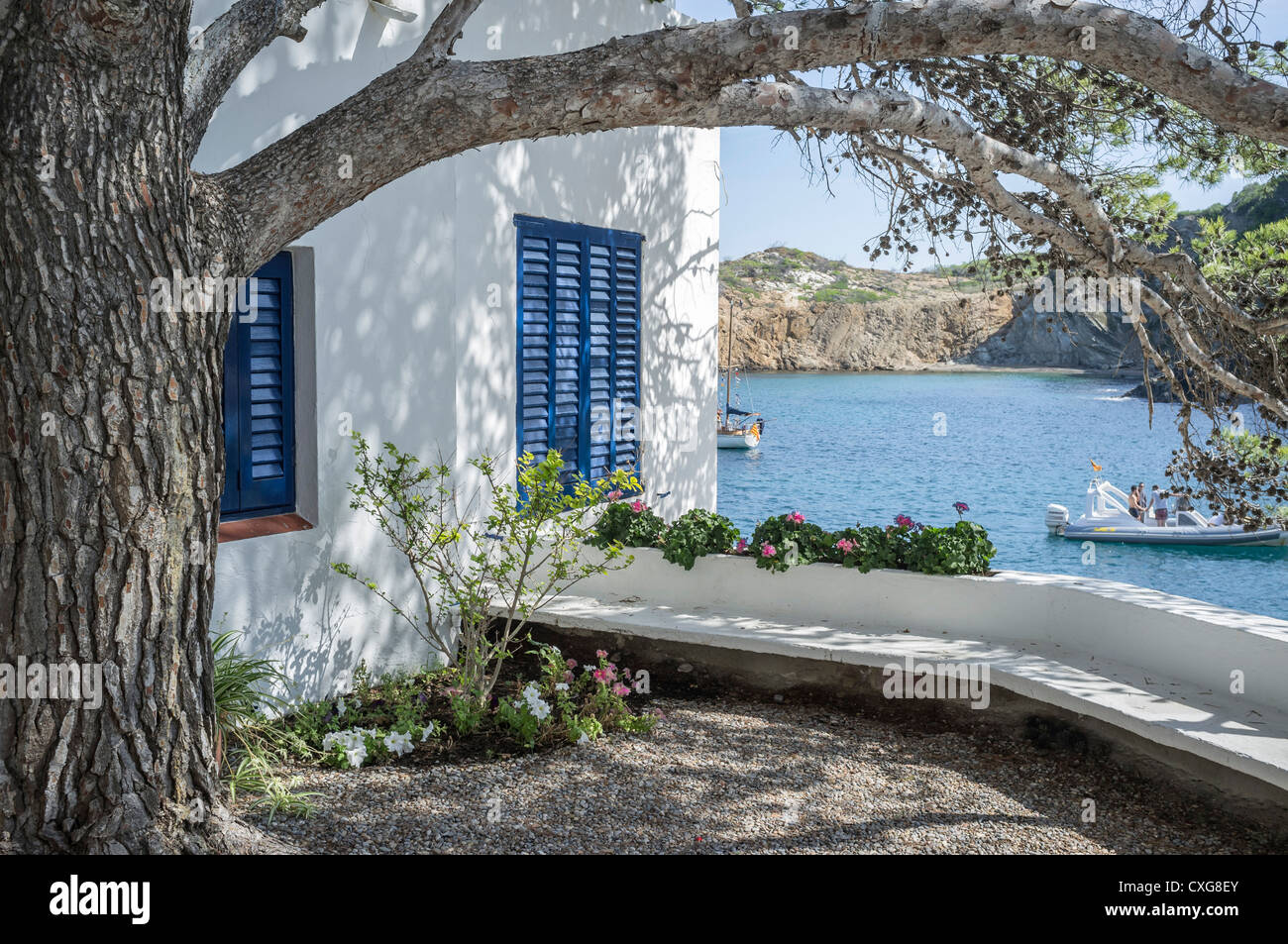 begur,catalonia,spain.costa brava,typical vacation house Stock Photo ...