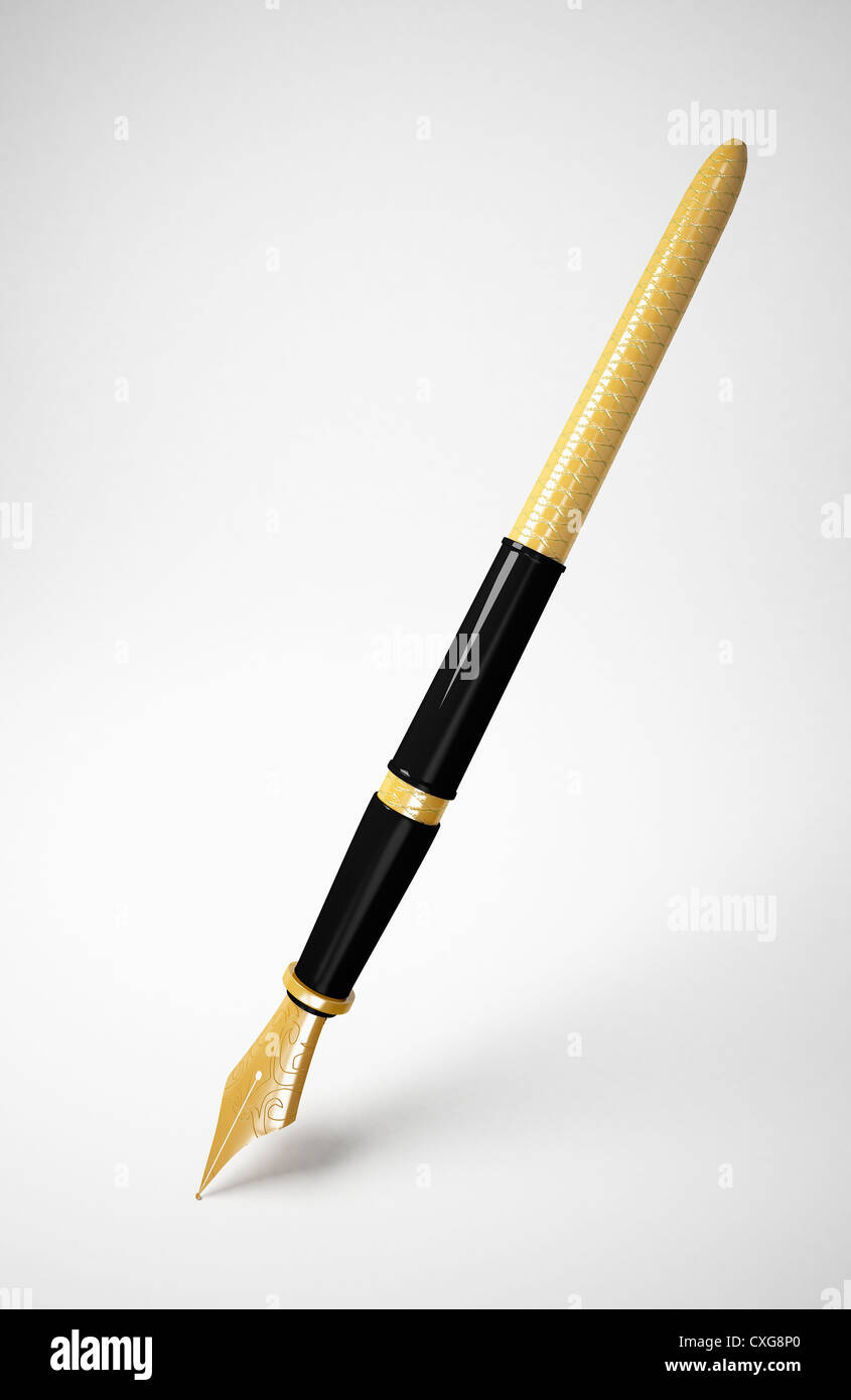 Golden Ink Fountain Pen at Amy Langworthy blog