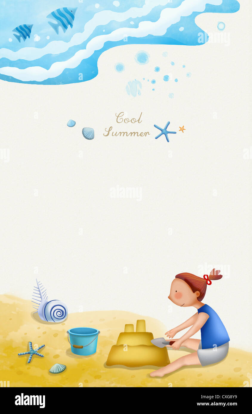 summer sea background Stock Photo - Alamy