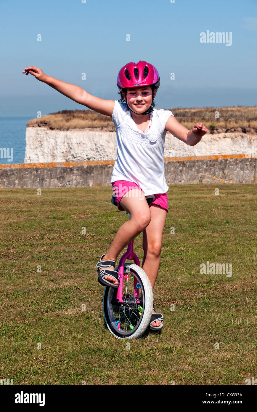 Unicycle girl hi-res stock photography and images - Alamy