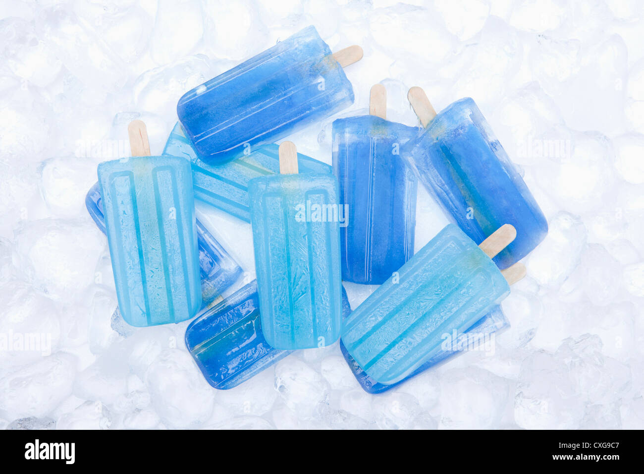 blue ice bars Stock Photo - Alamy