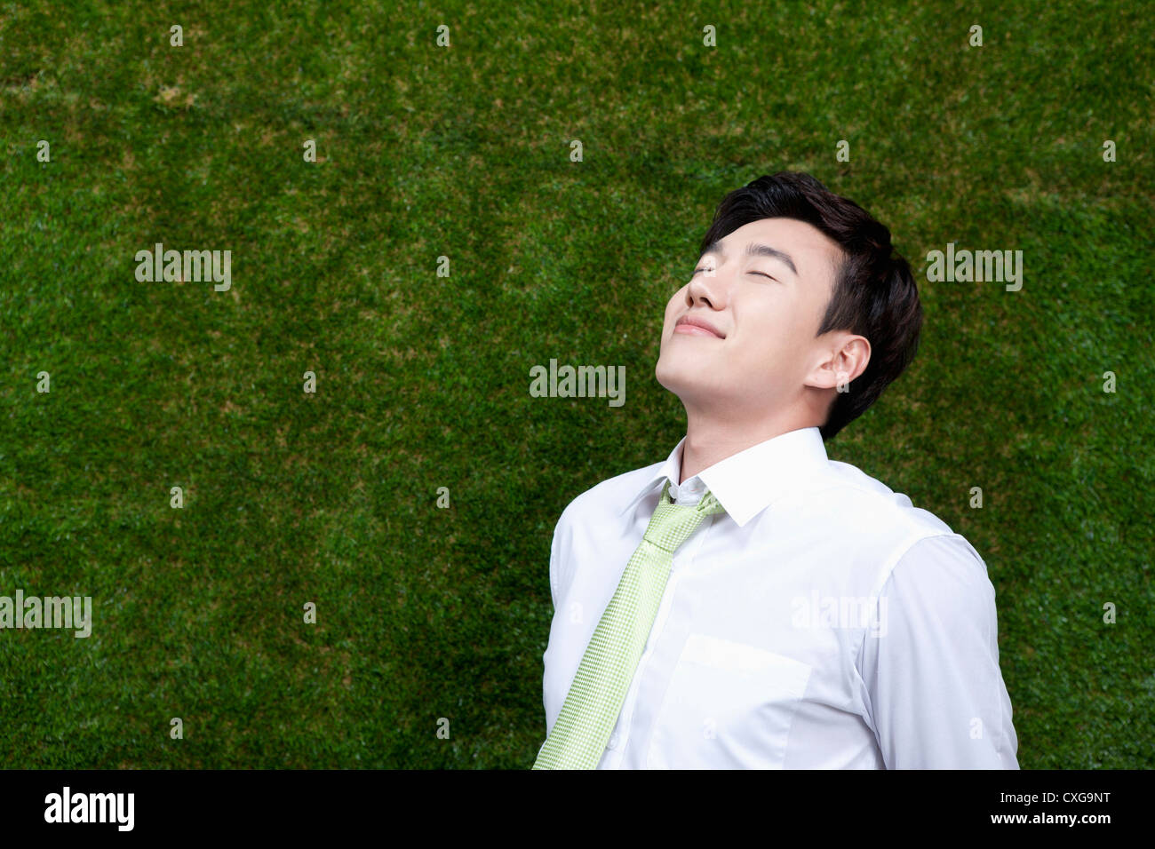 man taking a deep breath Stock Photo - Alamy