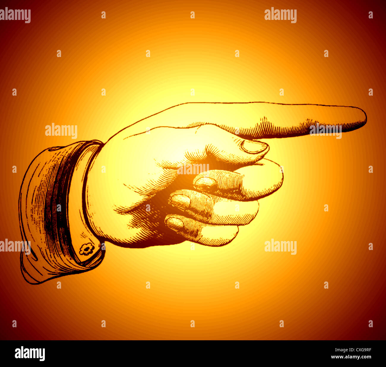 Historical old finger pointing hand hi-res stock photography and images ...