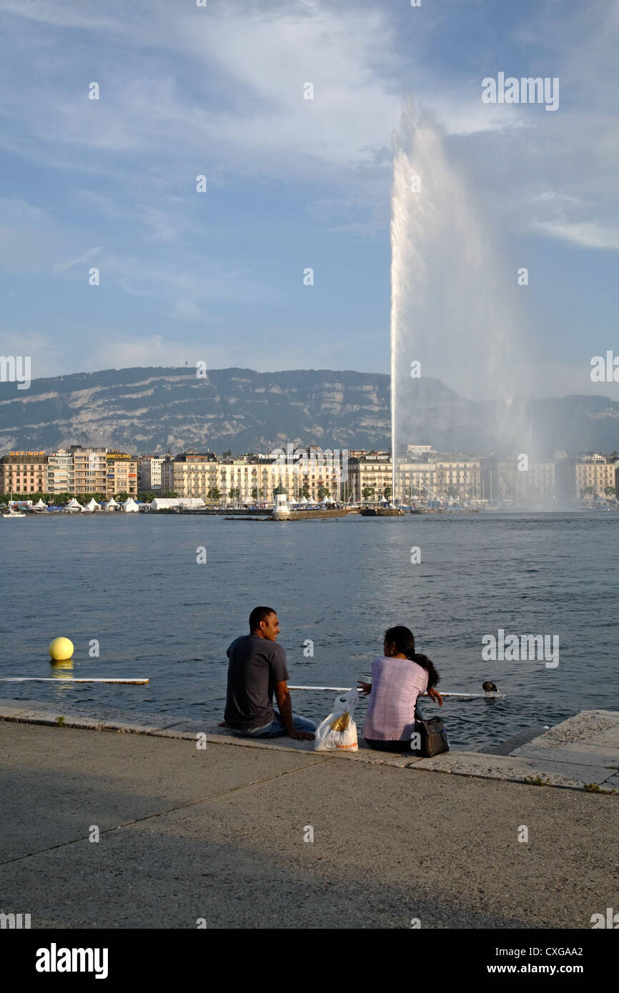 Switzerland, Geneva, Lake Geneva Stock Photo - Alamy