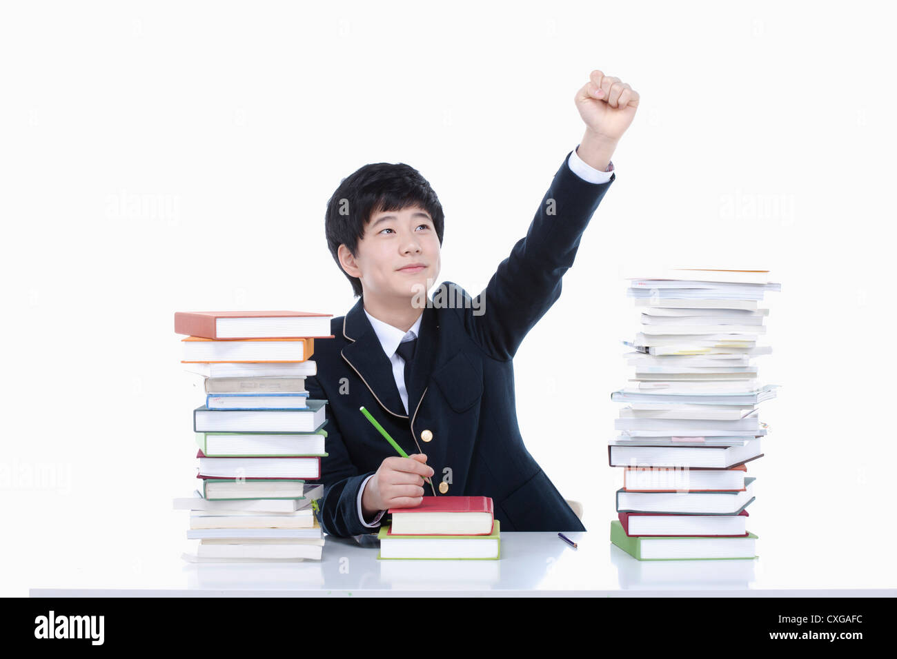 Boy study hard hi-res stock photography and images - Alamy