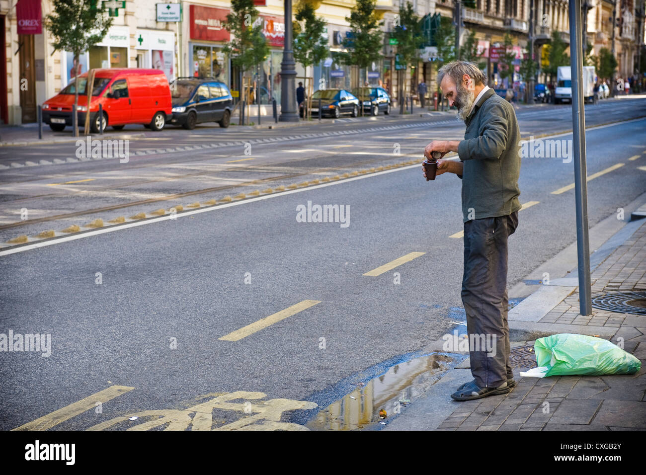 Homeless budapest hi-res stock photography and images - Alamy