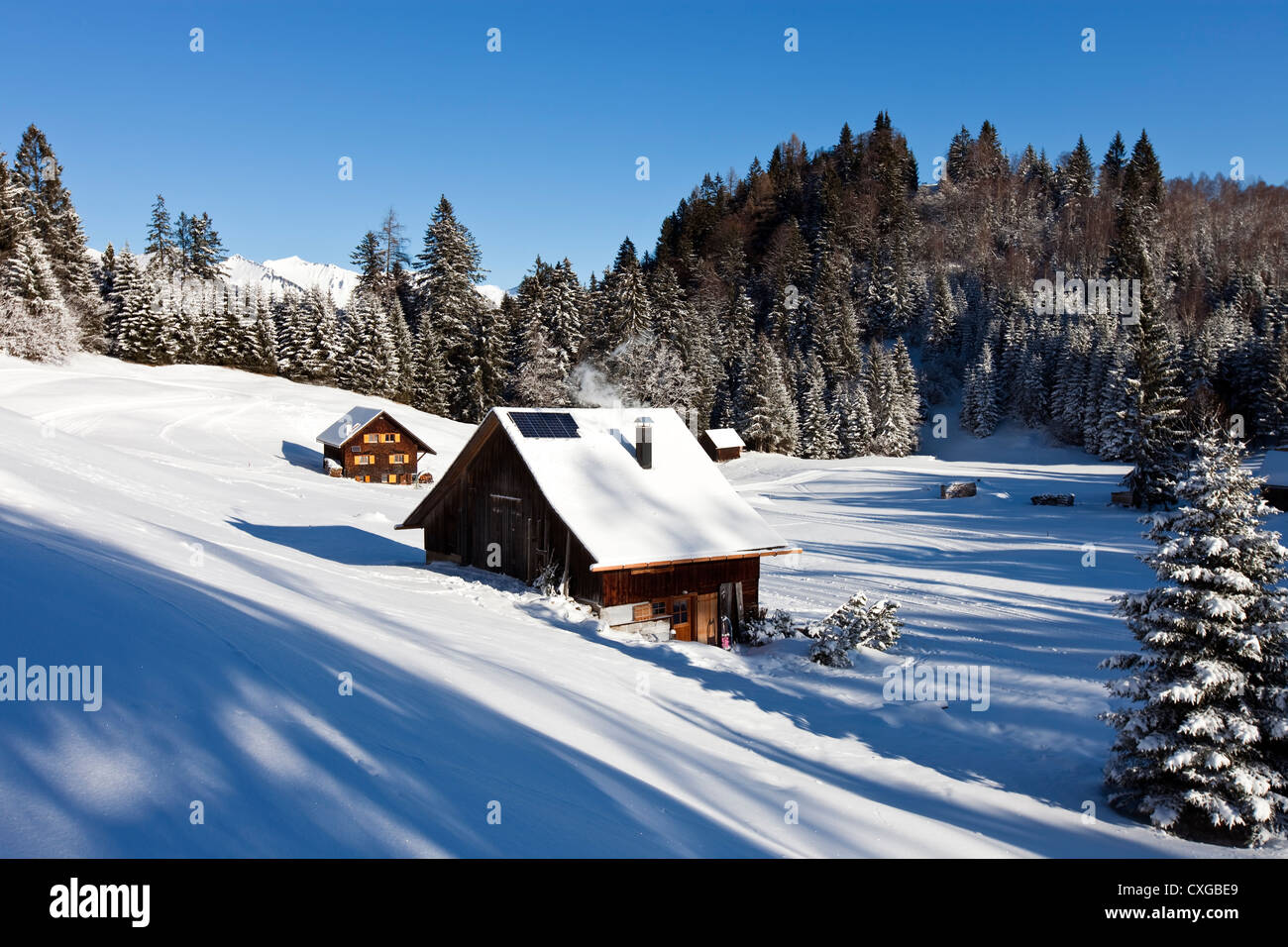 Landscape with a cottage hi-res stock photography and images - Alamy
