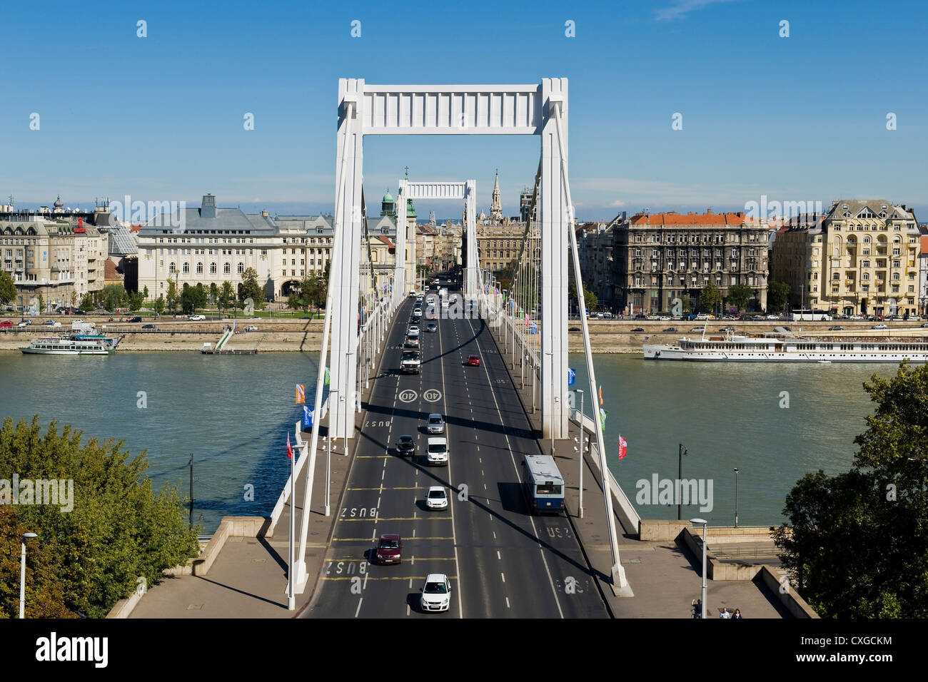Hungary, Budapest, Elizabeth bridge Stock Photo - Alamy