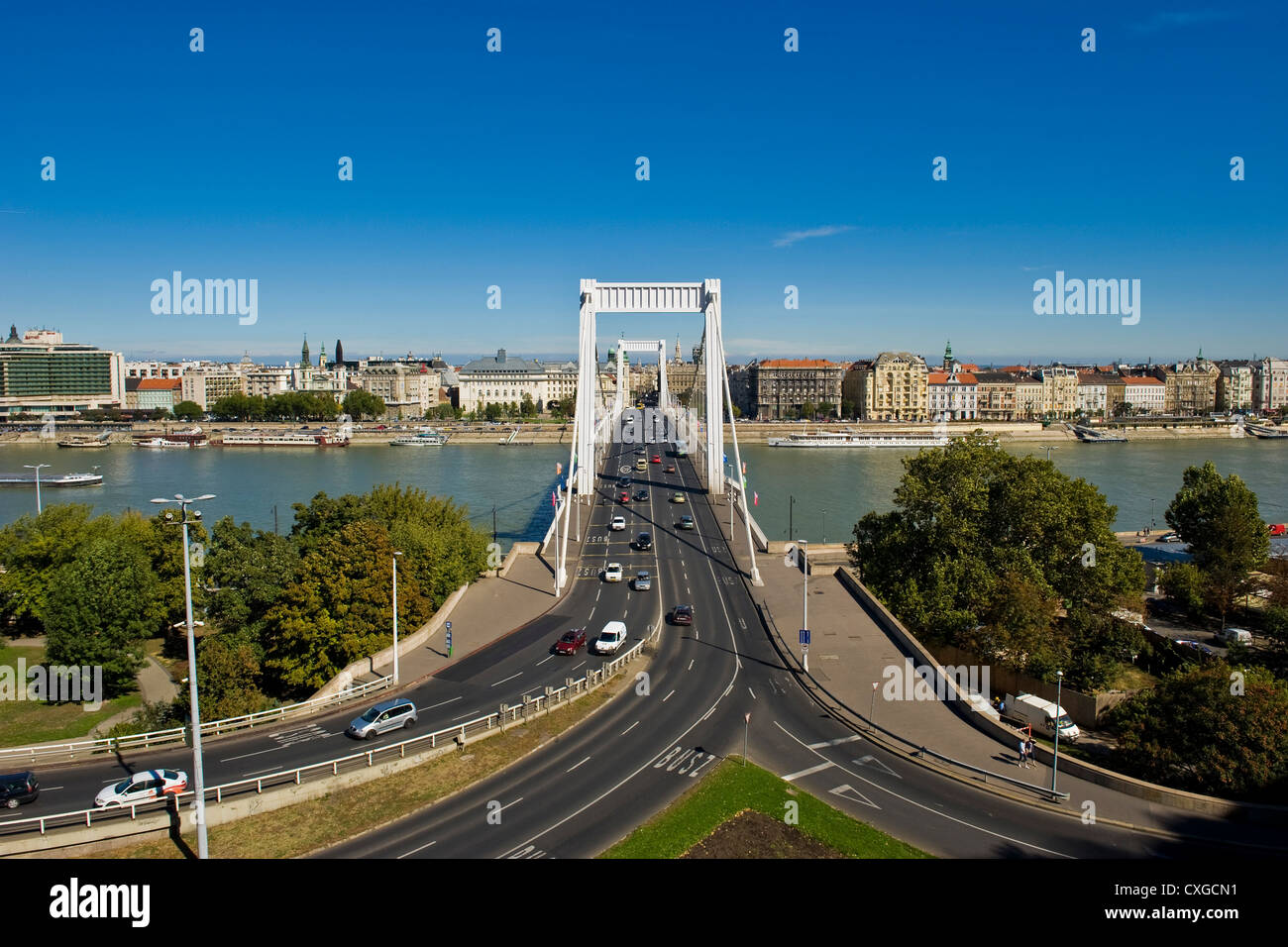 Hungary, Budapest, Elizabeth bridge Stock Photo - Alamy