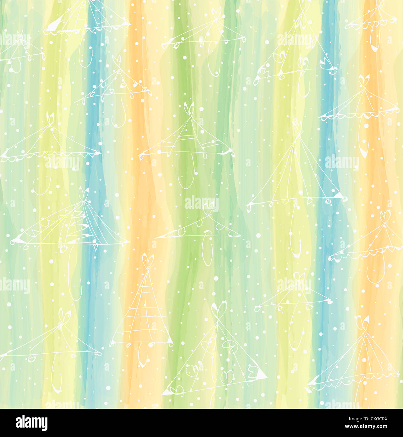 white drawing on top of different color paints Stock Photo - Alamy
