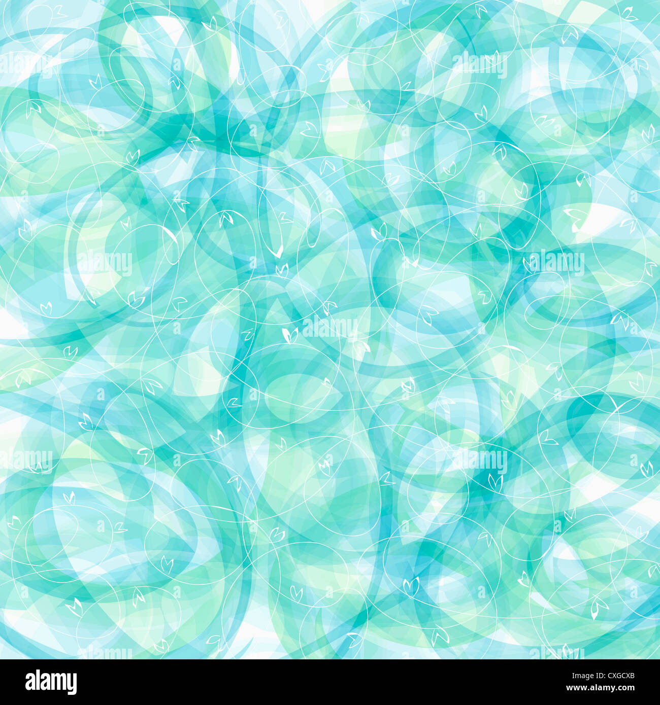 blue circles overlapping each other Stock Photo - Alamy