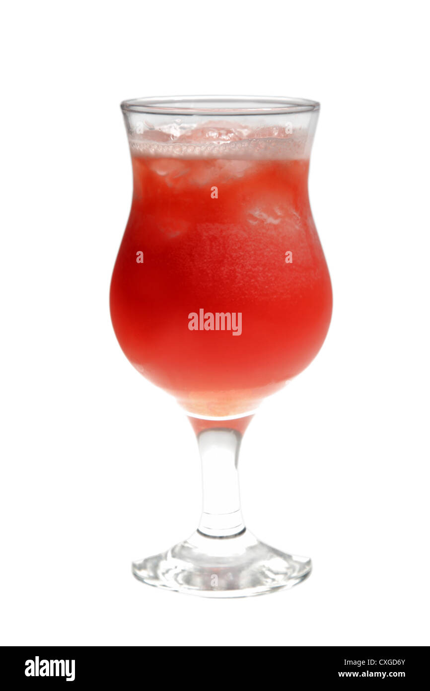 red juice with ice Stock Photo - Alamy