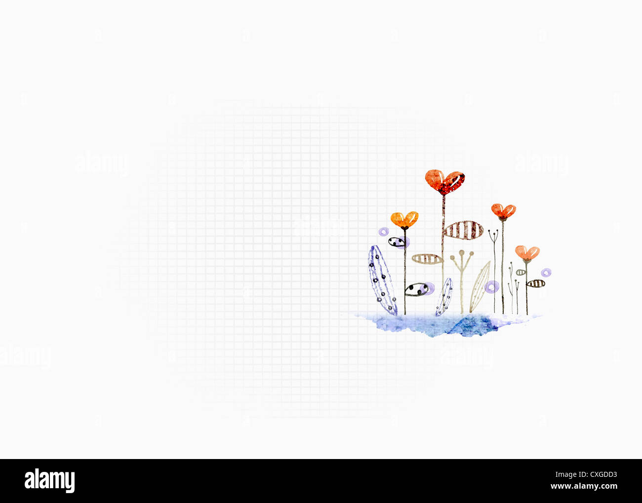 white simple ppt slide template design Stock Photo - Alamy