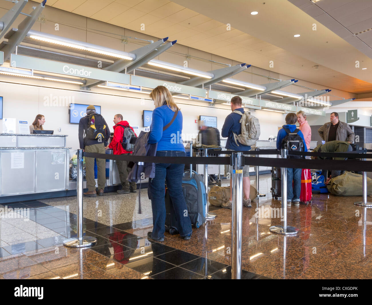 Ted Stevens Anchorage International Airport, Anchorage, Alaska Stock ...