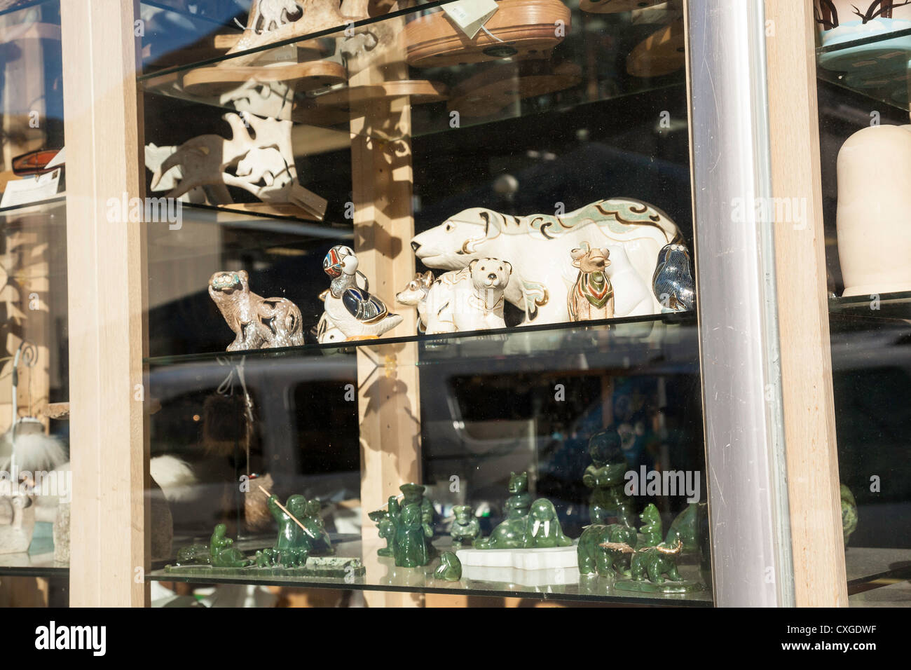 Gift Shop Window on Fourth Avenue, Seward, AK, USA Stock Photo - Alamy