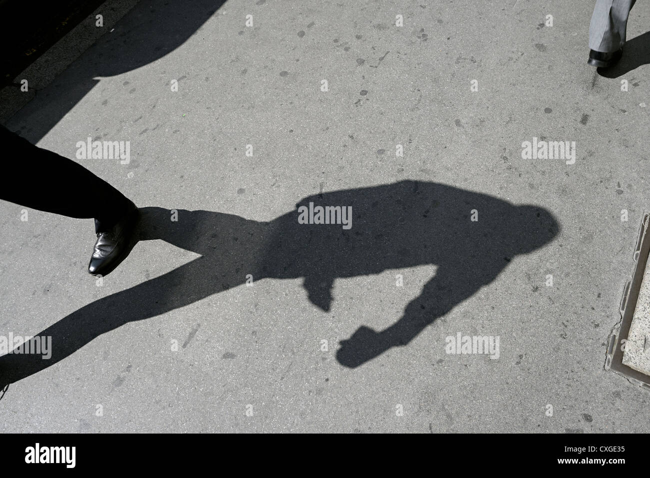 city of london shadows Stock Photo - Alamy