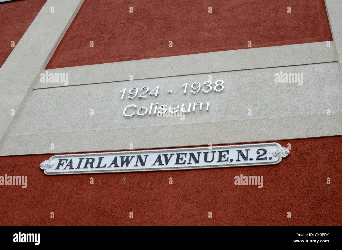Plaque outside the Phoenix Cinema showing one of it's previous names ...