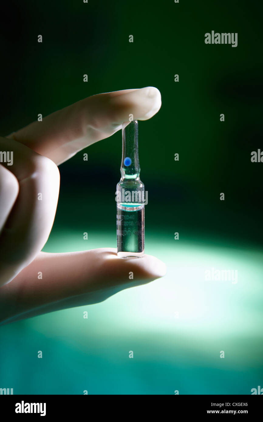 A picture of a medical ampoule Stock Photo - Alamy