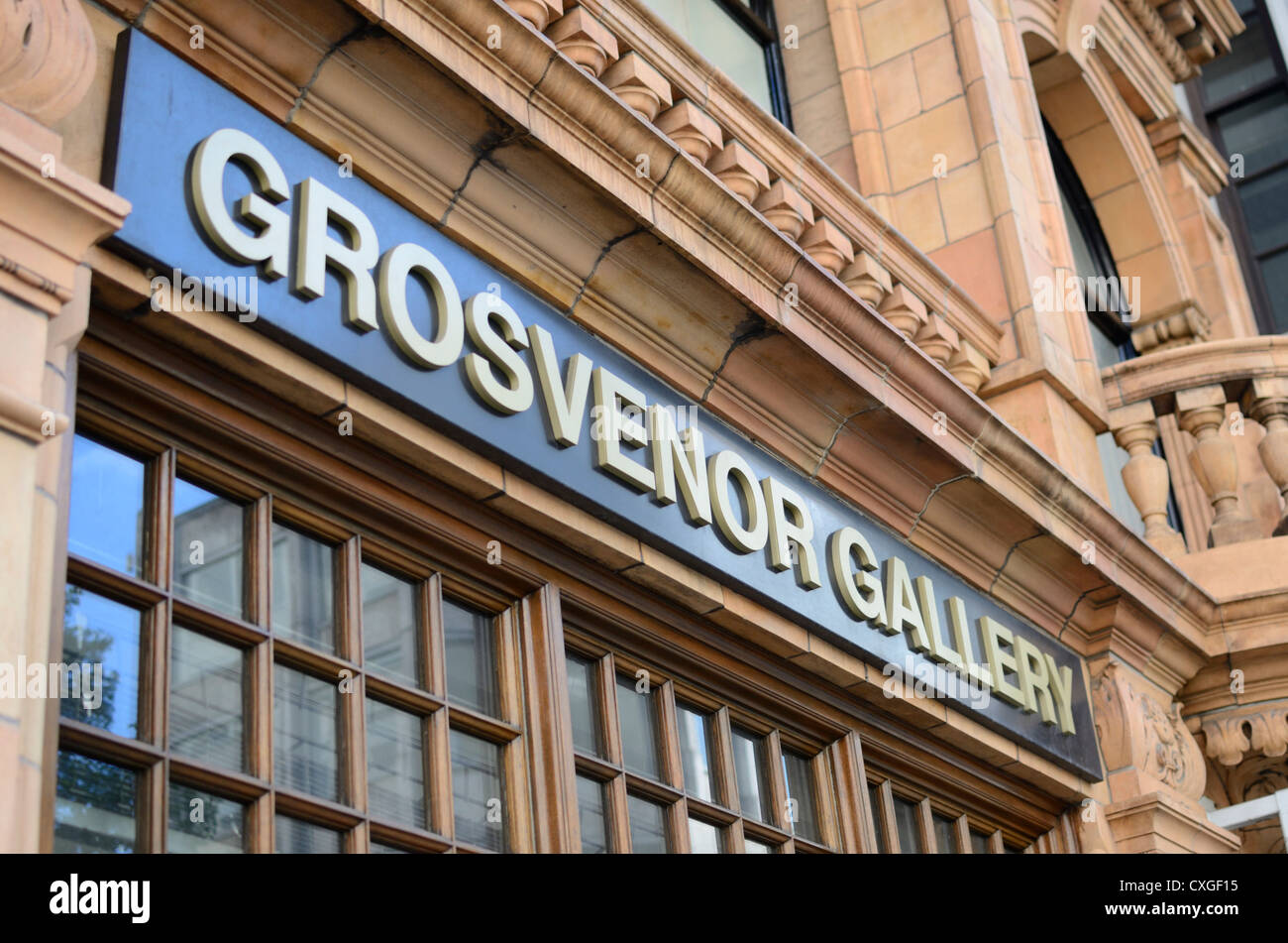 Grosvenor Gallery in Bury Street, St James's, London, England Stock Photo - Alamy