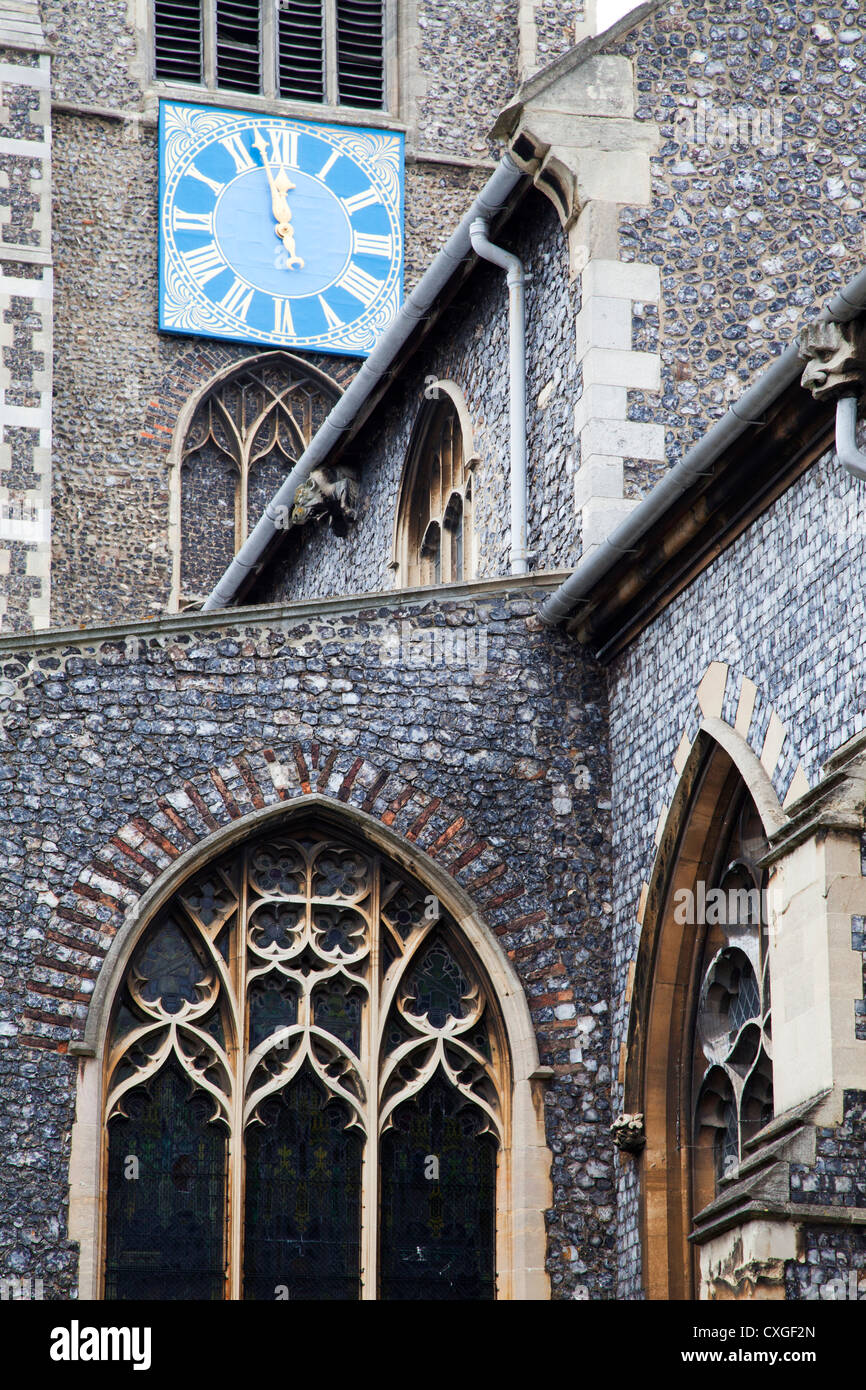Norwich church clock hi-res stock photography and images - Alamy