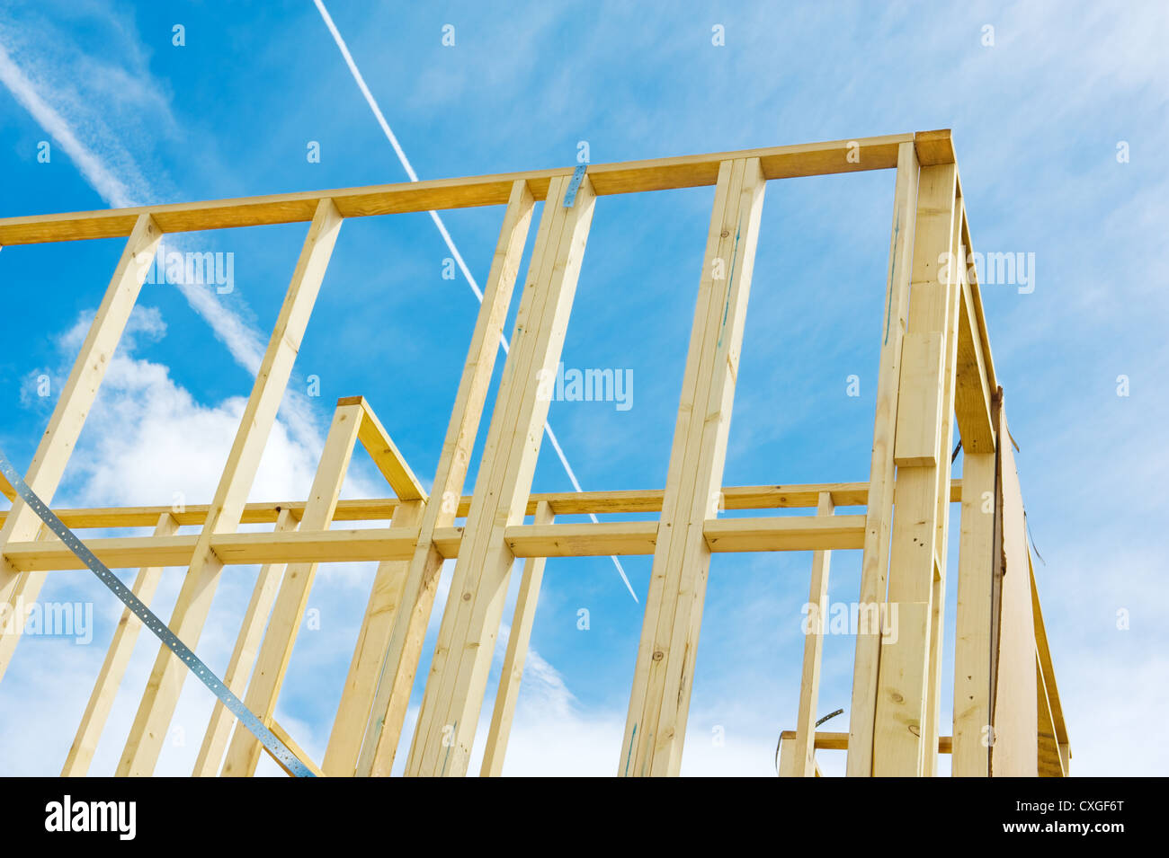 New home construction Stock Photo - Alamy