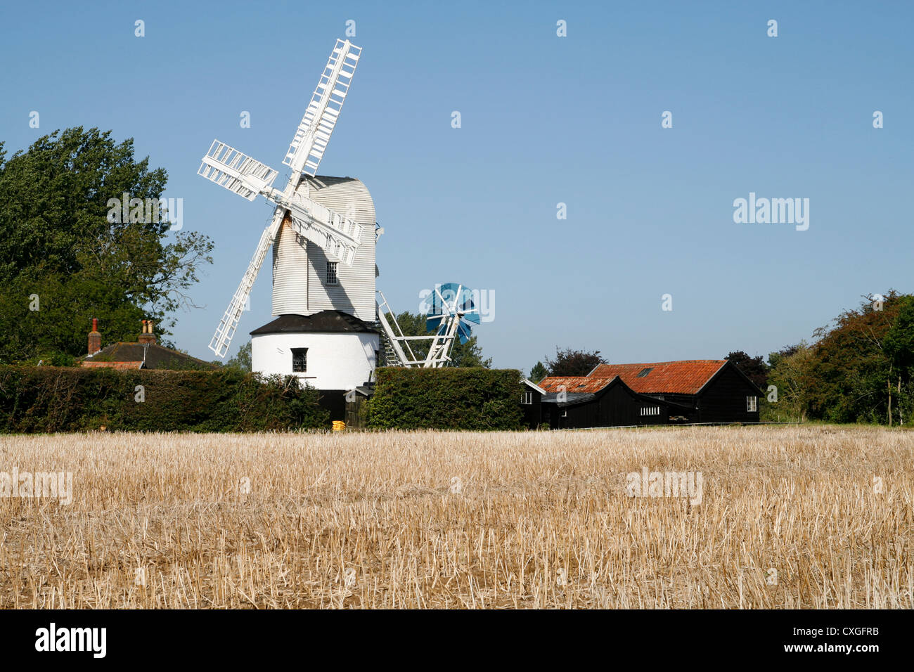 White post mill hi-res stock photography and images - Alamy