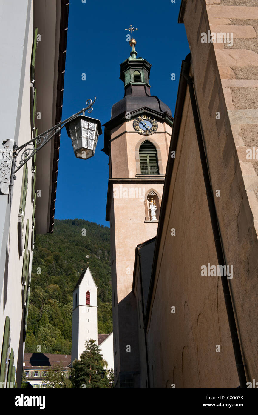 Switzerland. Chur in the canton of Graubunden, the oldest town in ...