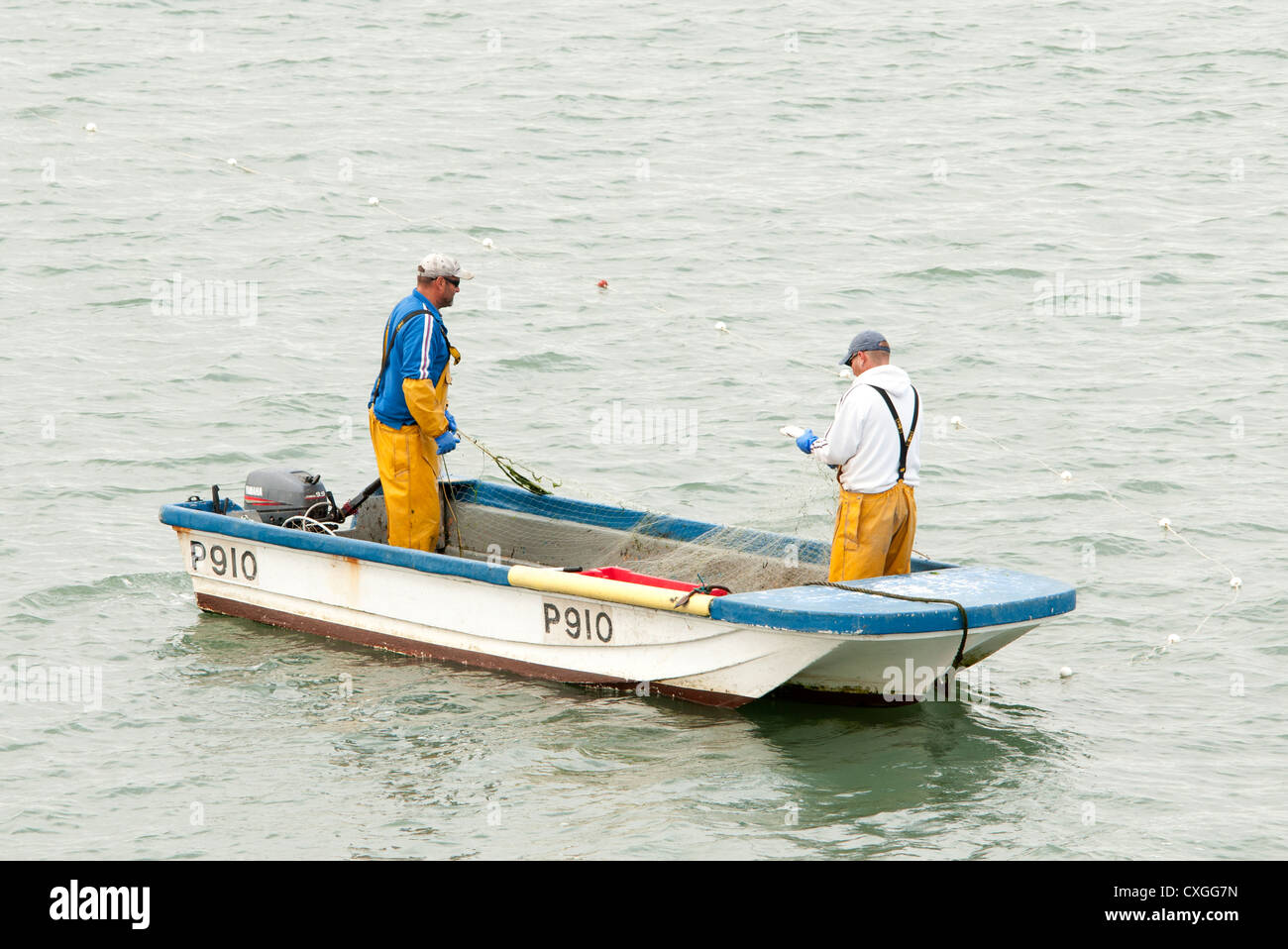 Fishing boat net catching fish hi-res stock photography and images - Alamy