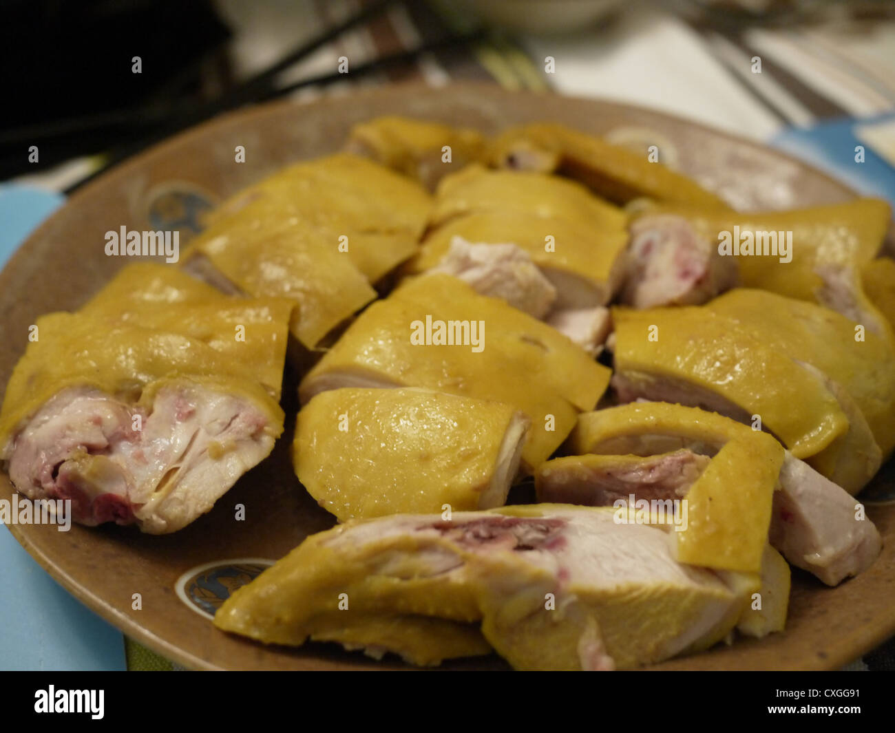 chinese steamed chicken Stock Photo - Alamy