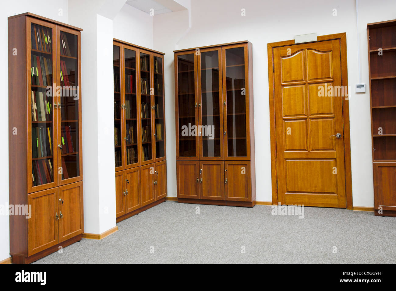 Old books library door hi-res stock photography and images - Alamy
