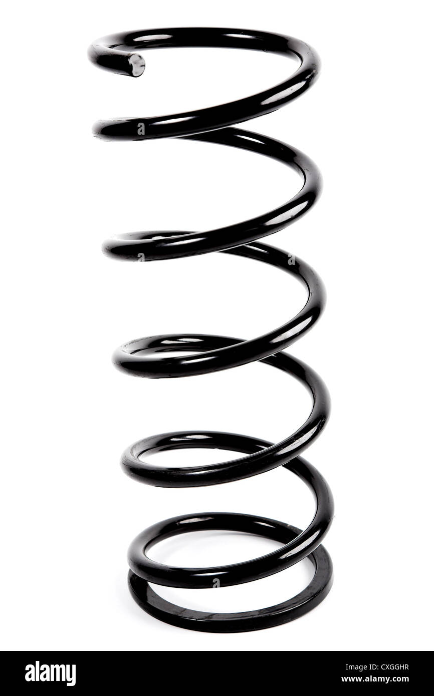 Car springs Black and White Stock Photos & Images - Alamy