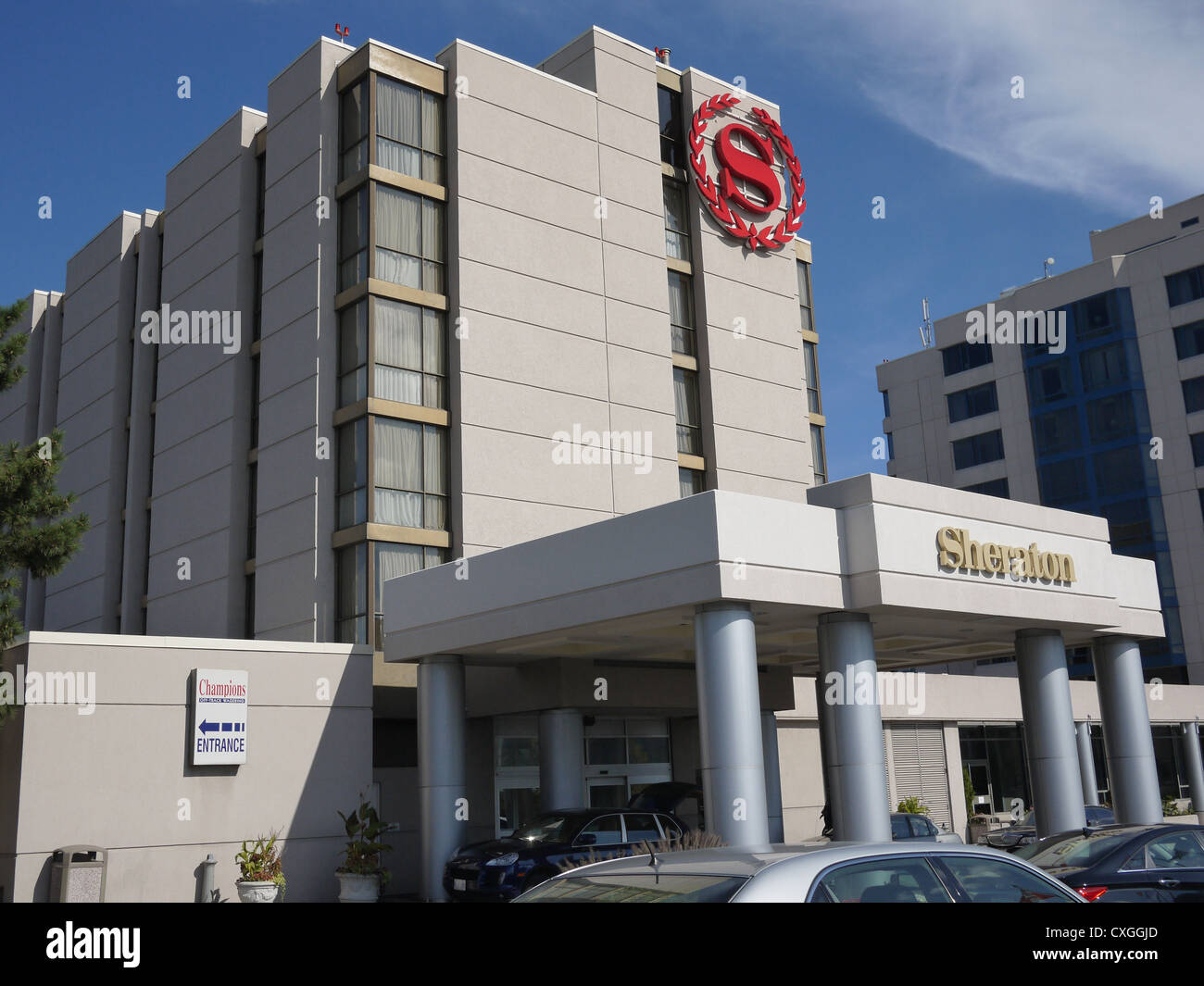 sheraton hotel building exterior Stock Photo - Alamy