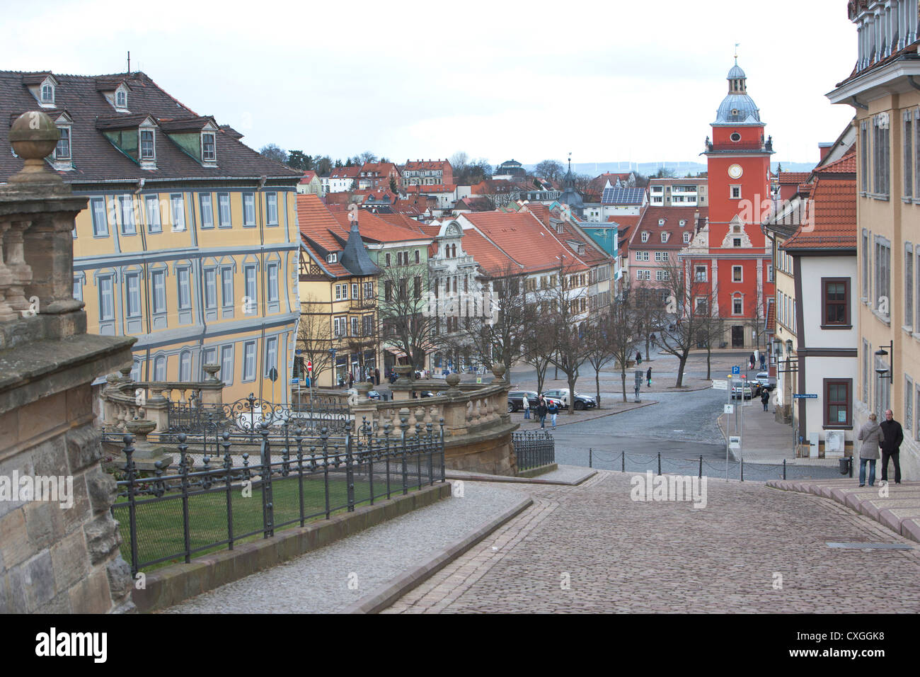 historic town hall, gotha, thuringia, germany Stock Photo - Alamy