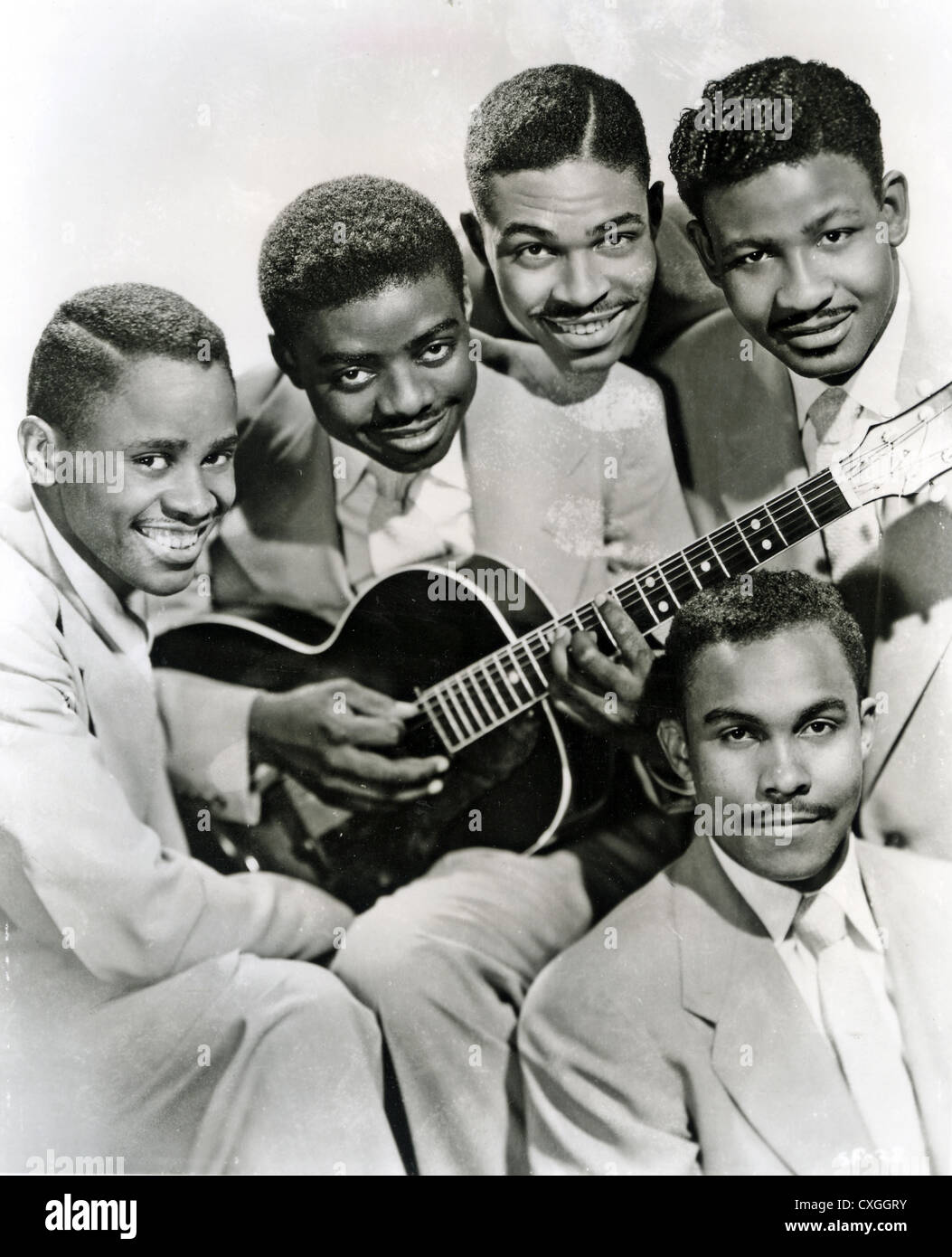 THE CLOVERS US R&B group about 1951 Stock Photo - Alamy