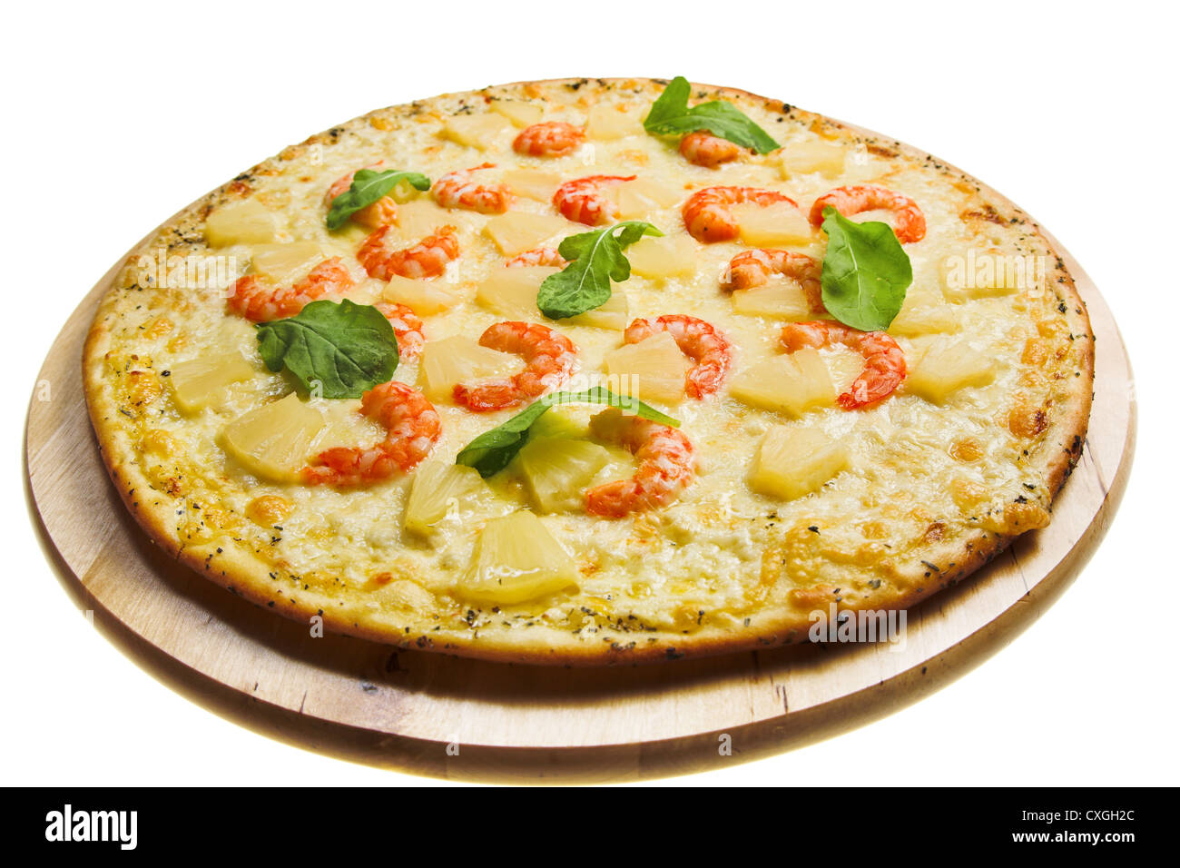 Vegetable pizza isolated hi-res stock photography and images - Alamy