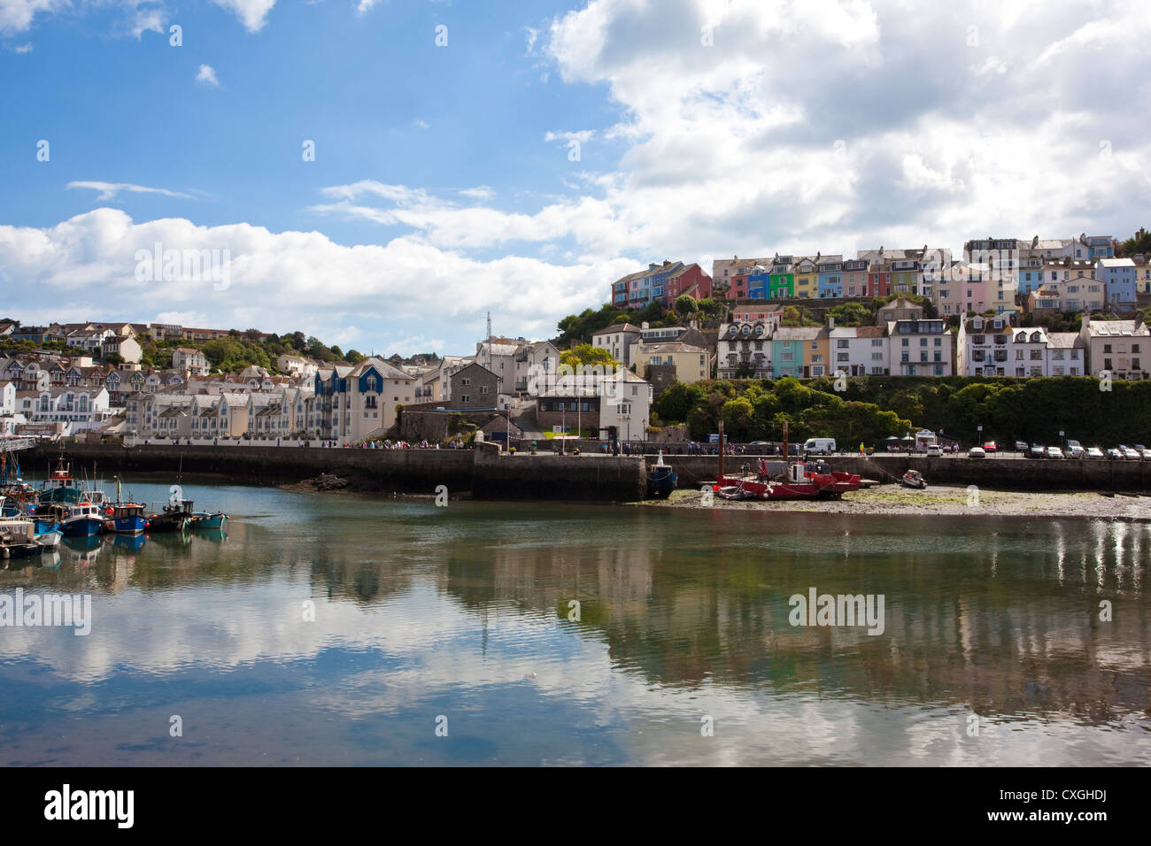 Brixham harbour, Devon, England, United Kingdom Stock Photo - Alamy