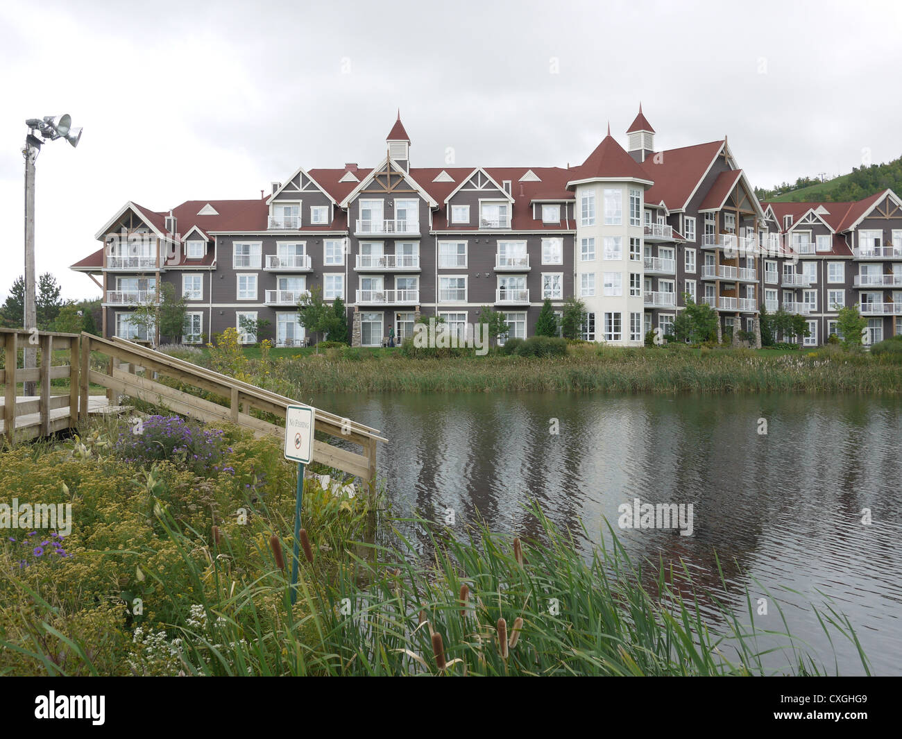 blue mountain resort vacation summer collingwood ontario canada Stock ...