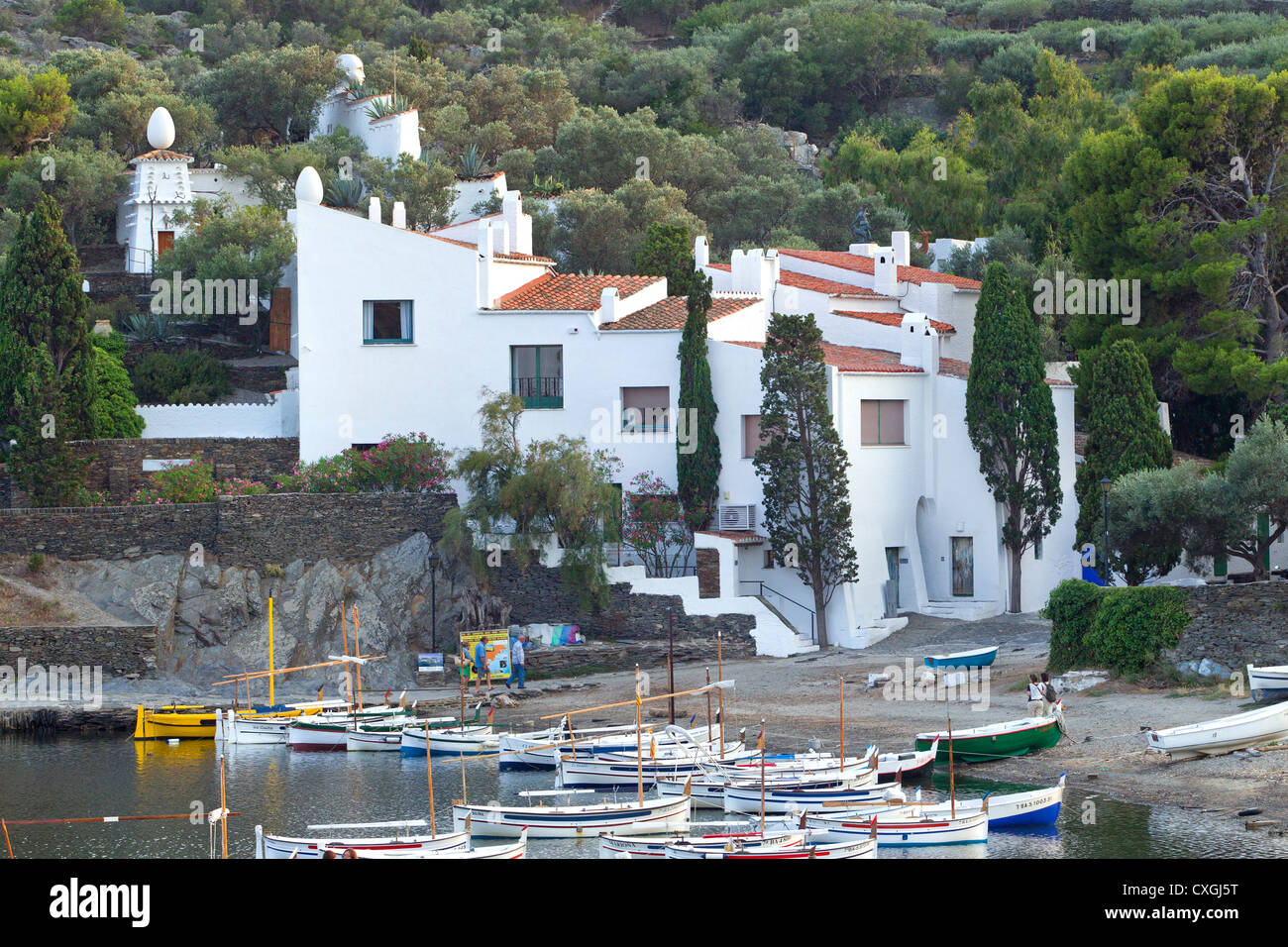 House museum of Salvador Dali in Port Lligat, Cadaques, Spain Stock ...