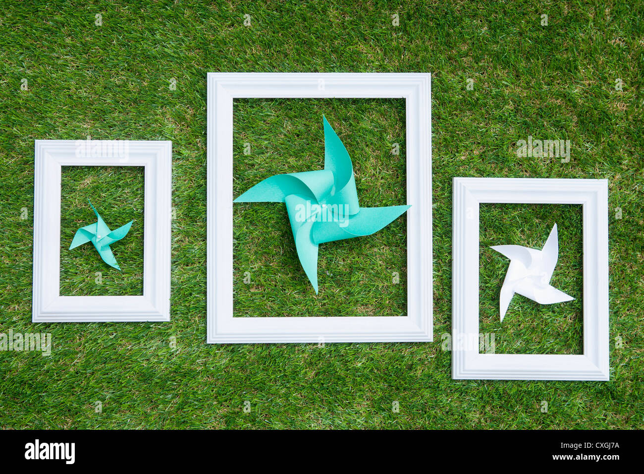 Field with pinwheels hi-res stock photography and images - Alamy