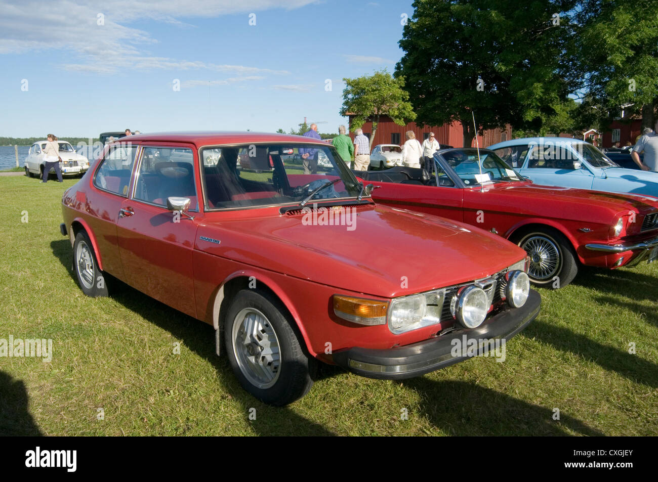 saab 99 turbo with inca wheels sweden swedish classic car cars Stock ...
