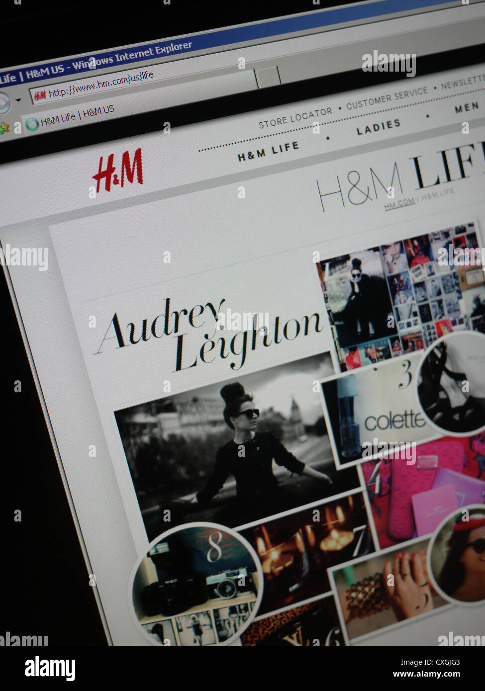 h&m website online Stock Photo - Alamy