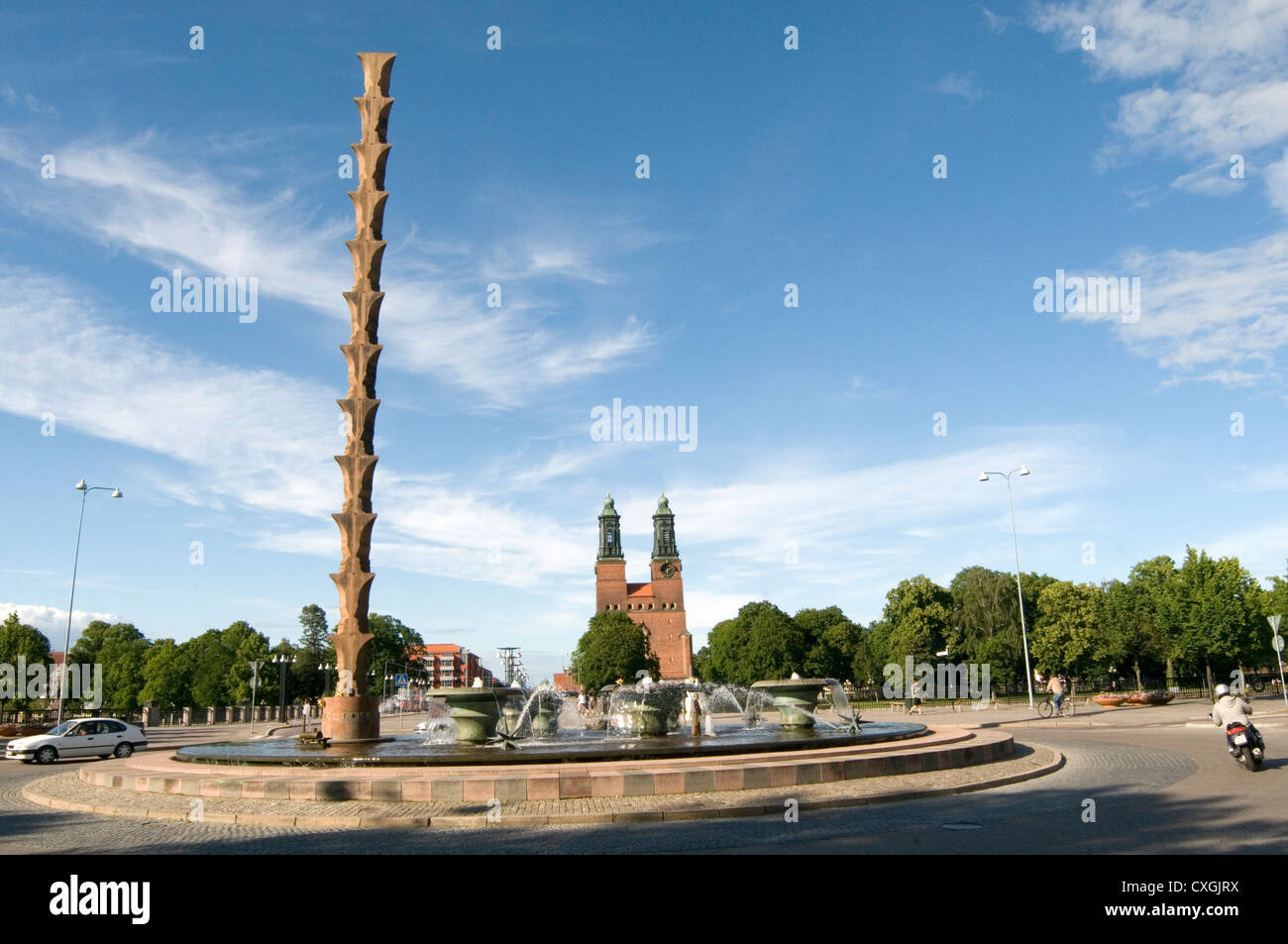 eskilstuna sweden street scene swedish town city center centre Stock ...