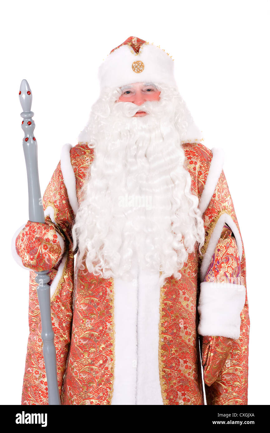Russian Christmas character Ded Moroz Stock Photo - Alamy