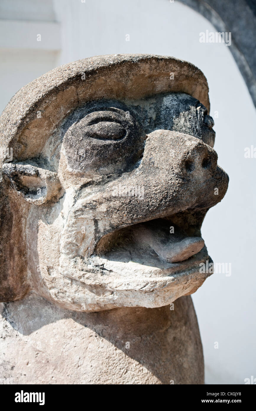 Statue of small animal deity, Wat Phra Singh, Chiang Mai, Thailand ...