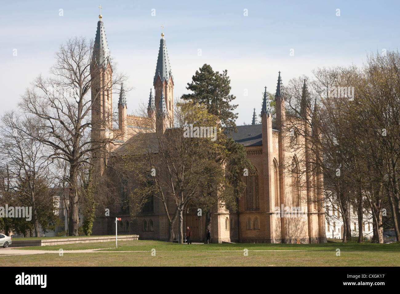 palace church, neustrelitz palace, neustrelitz, mecklenburgische ...